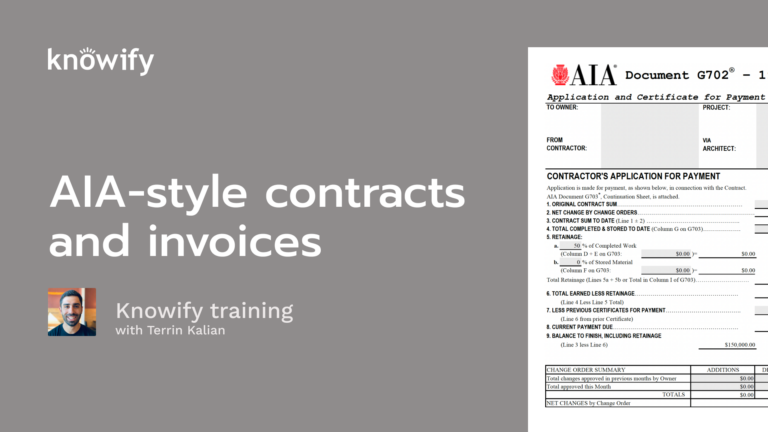 AIA billing software for trade contractors