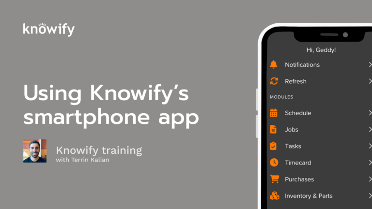 Training & Support - Knowify