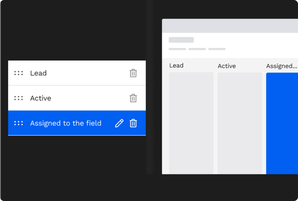 Construction Kanban board software for trade contractors