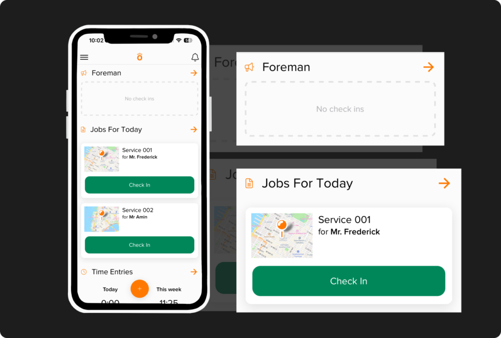 Field service technician software