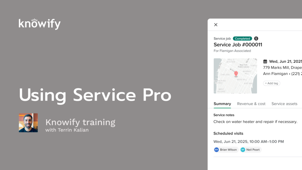 Training & Support - Knowify